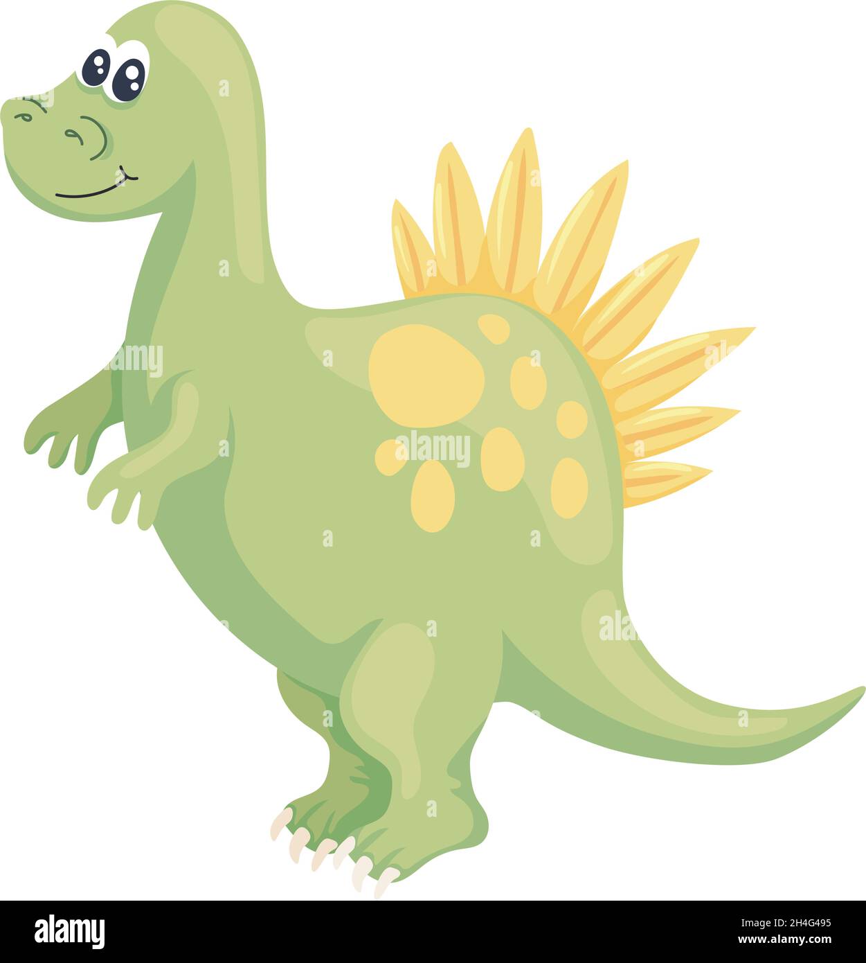 cute spinosaurus character Stock Vector Image & Art - Alamy
