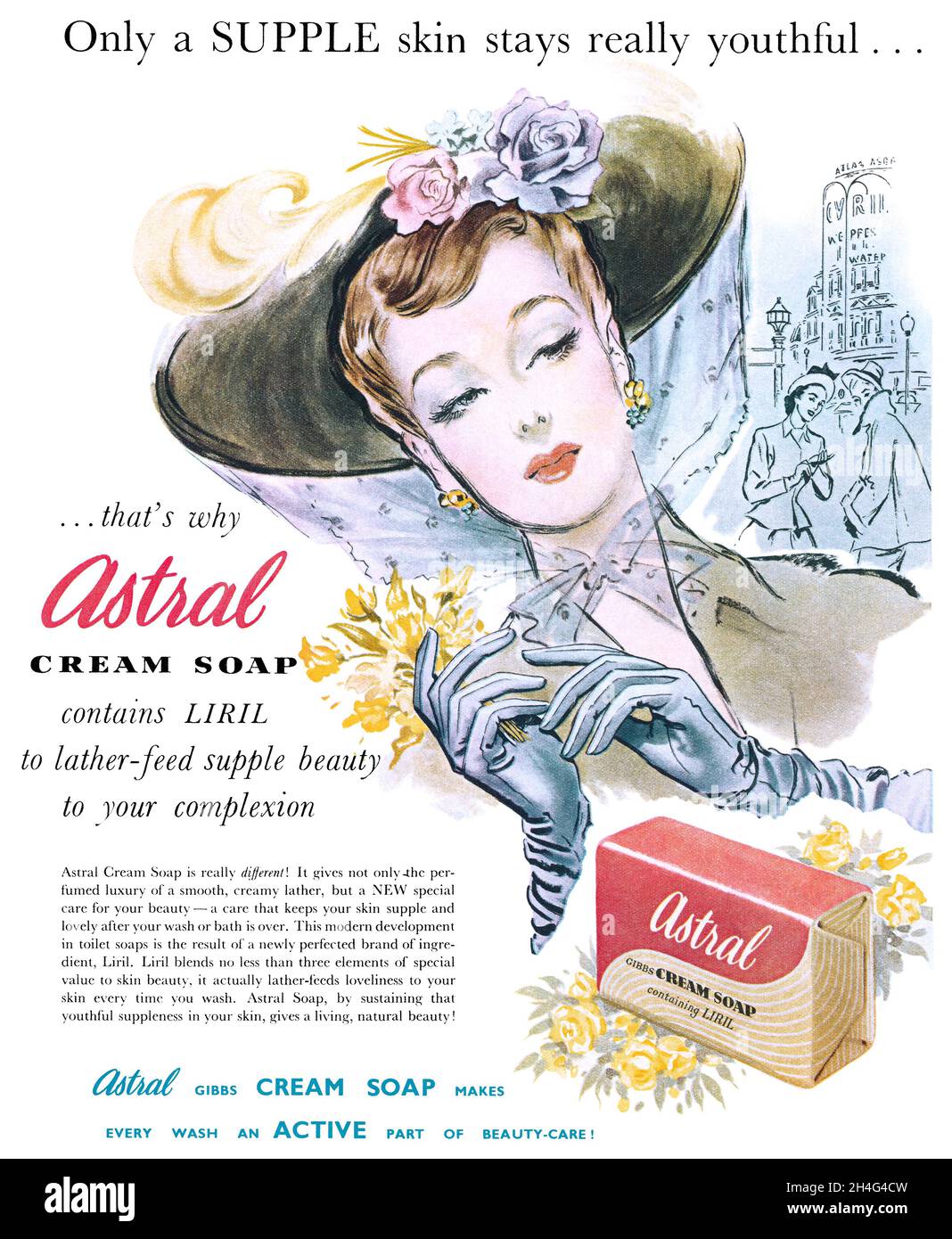 Vintage soap advertisement Cut Out Stock Images & Pictures - Alamy