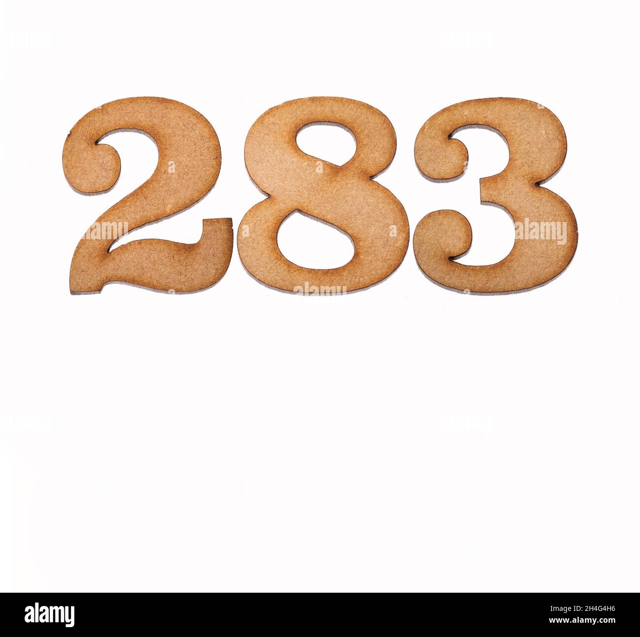 Number 283 Cut Out Stock Images & Pictures - Alamy