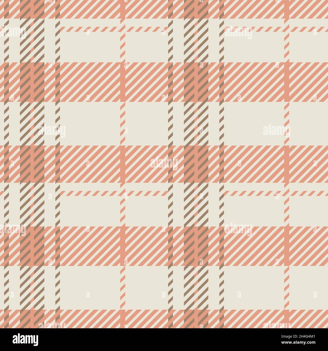 Gender neutral seamless plaid vector pattern. Gingham baby color ...