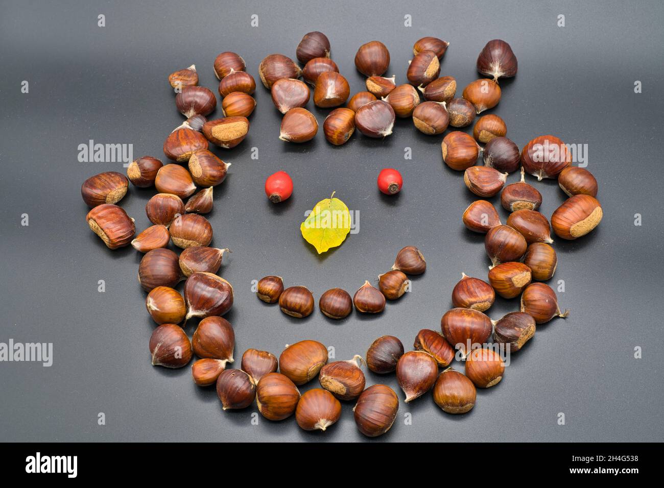 chestnuts with cute faces. creative DIY idea for fall season. chestnuts ...