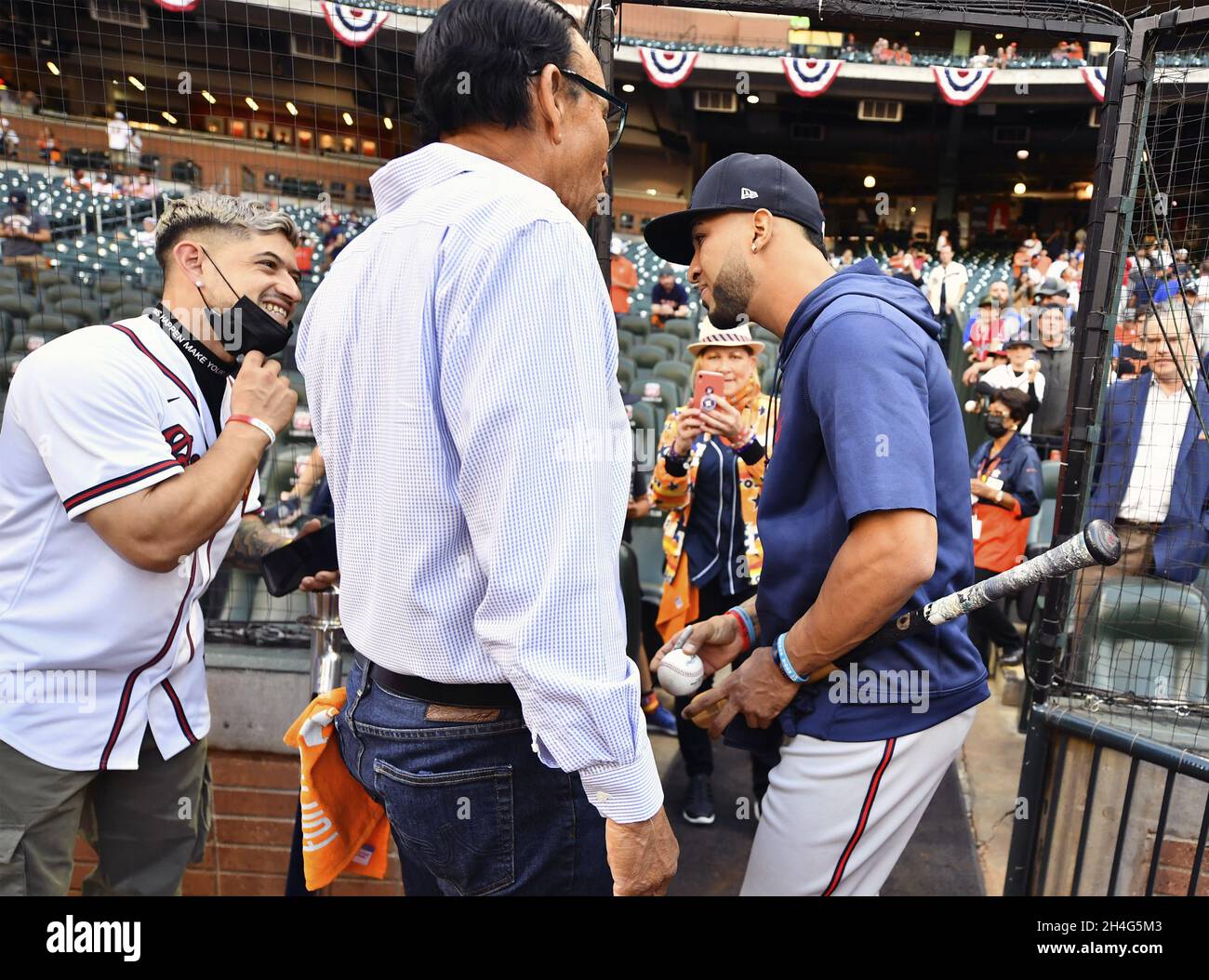 Houston, United States. 02nd Nov, 2021. Atlanta Braves left fielder ...