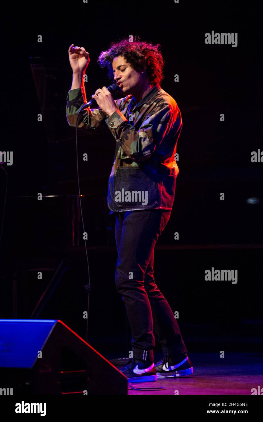 BARCELONA NOV 02: American singer and composer Jose James performs ...