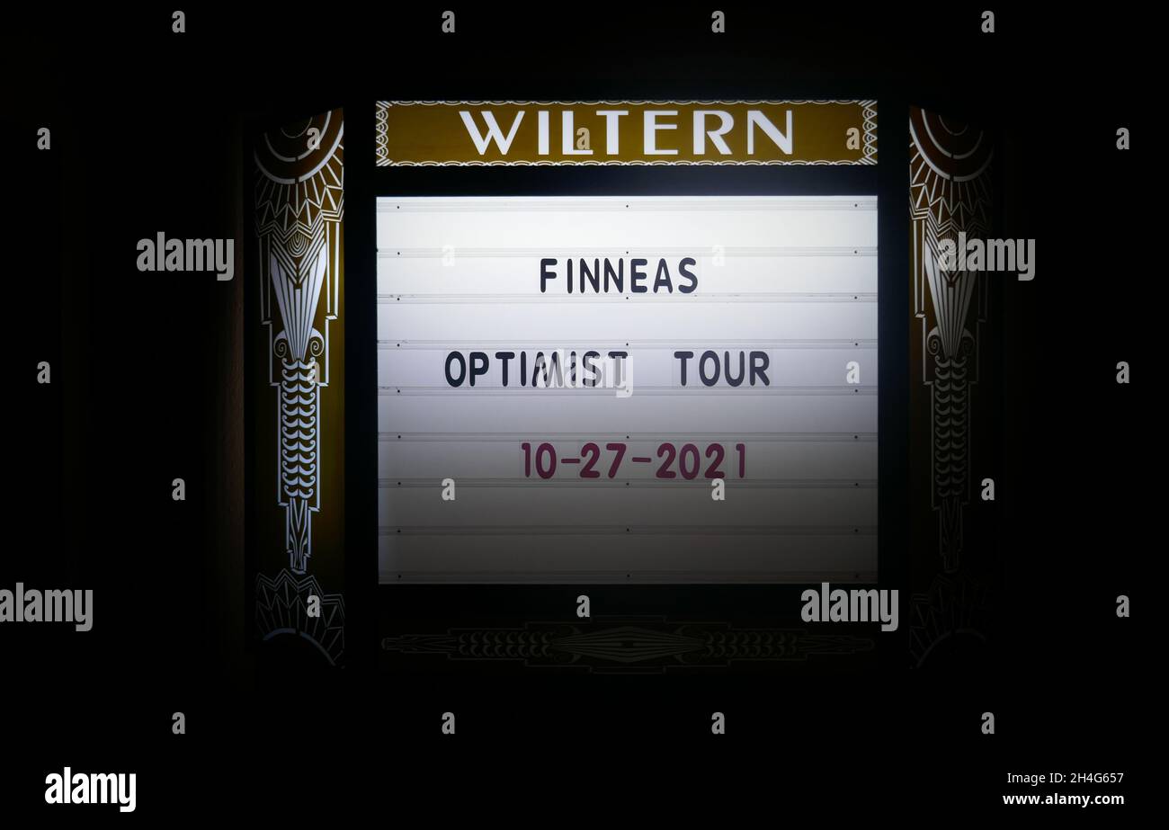 Los Angeles, California, USA 27th October 2021 Musician/singer Finneas ...