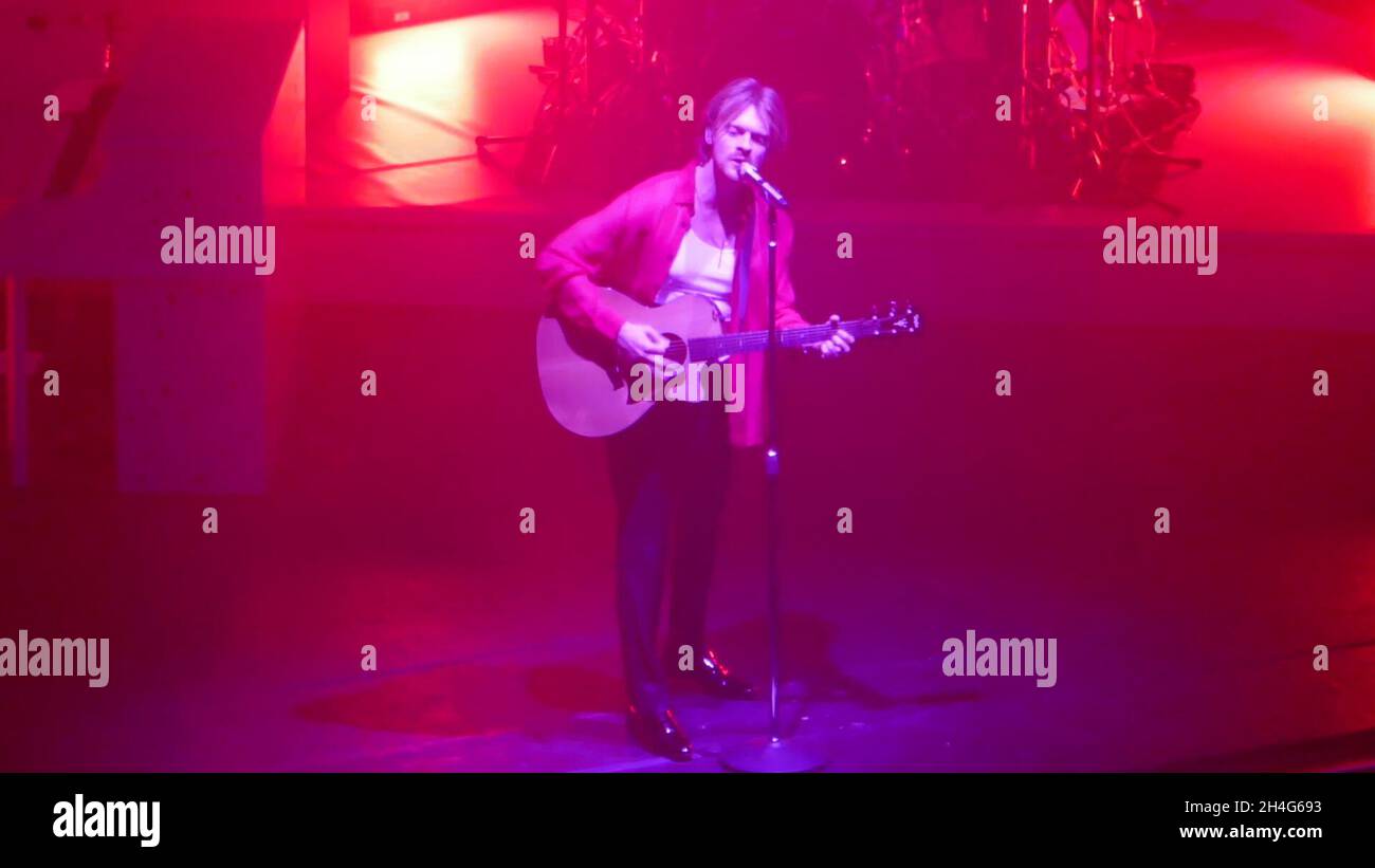 Los Angeles, California, USA 27th October 2021 Musician/singer Finneas ...