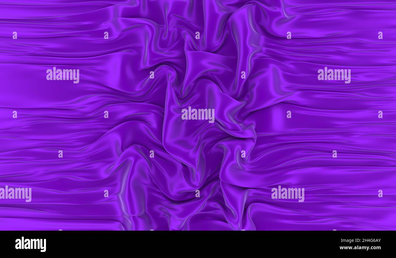 Violet silk background. Waves of red silk full screen. Abstract elegant ...