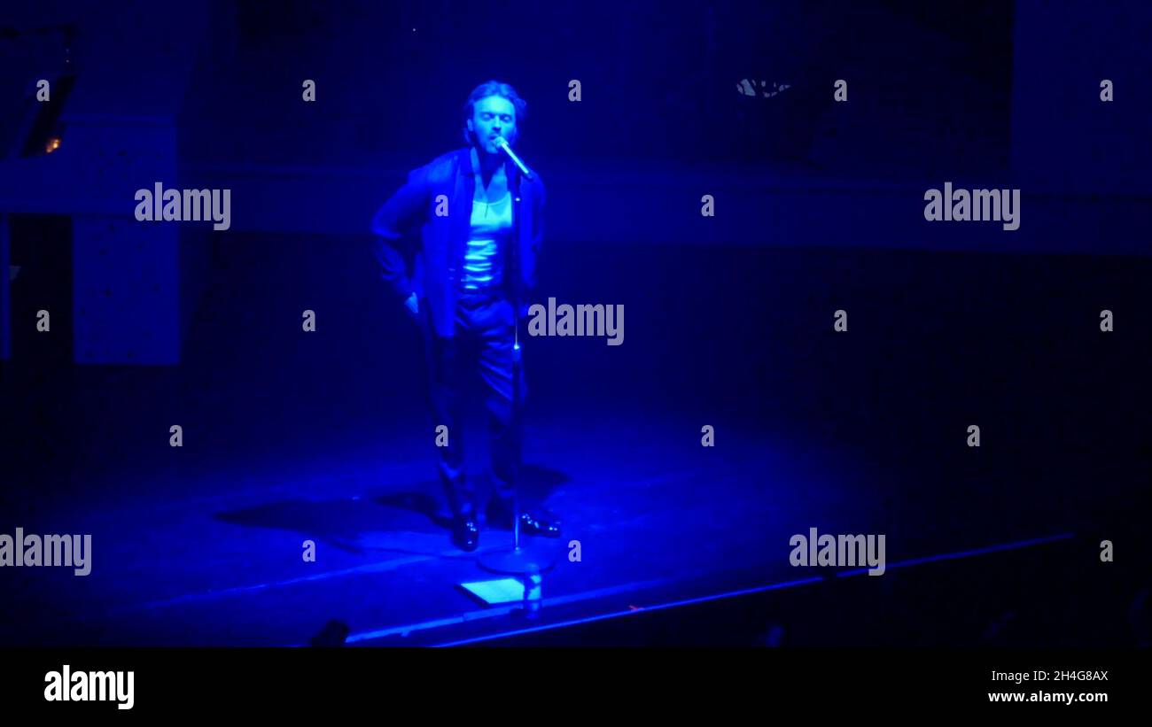 Los Angeles, California, USA 27th October 2021 Musician/singer Finneas ...