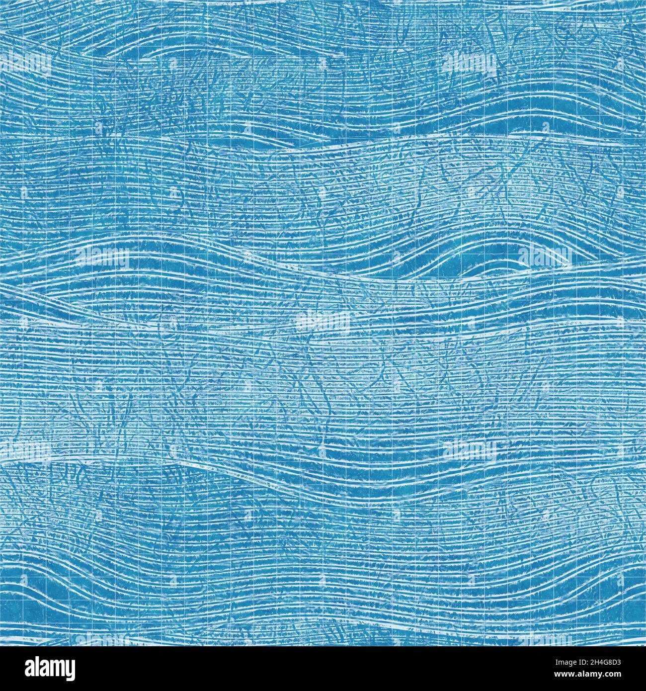 Seamless bright blue blueprint pattern for textile and print Stock ...