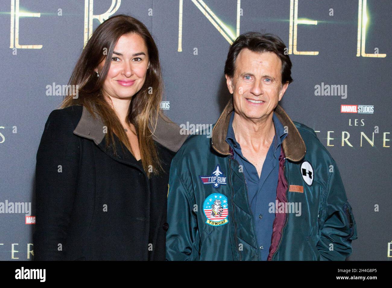 Paris, France. November 02, 2021, Virginie Perrot, Vincent Perrot ...