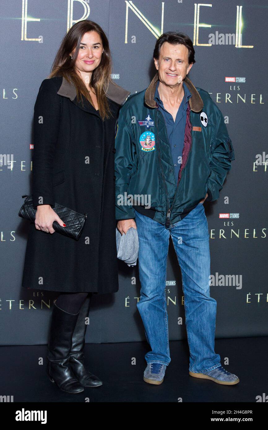 Paris, France. November 02, 2021, Virginie Perrot, Vincent Perrot ...