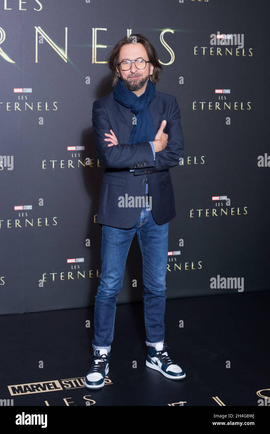 Paris, France. November 02, 2021, Alex Jaffray attend the 'Les Eternels ...