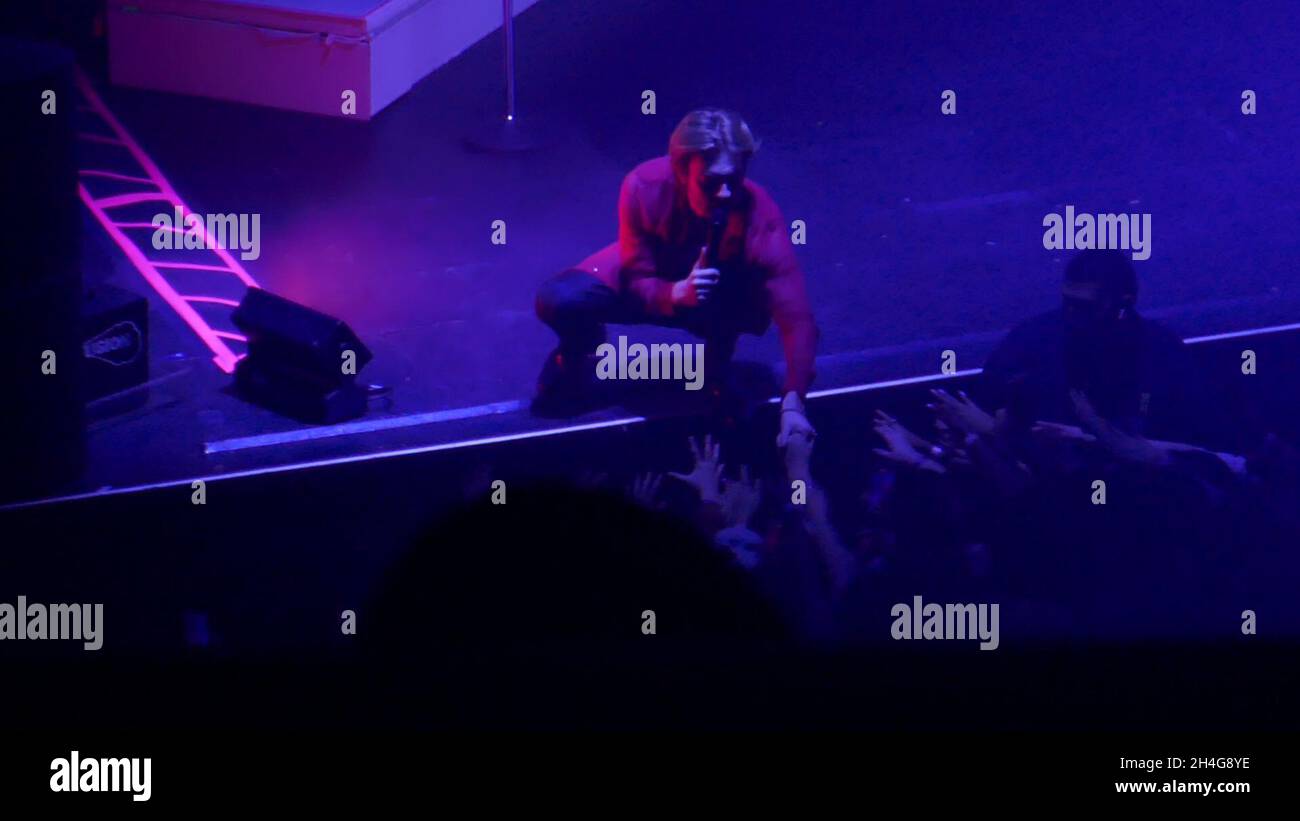 Los Angeles, California, USA 27th October 2021 Musician/singer Finneas ...