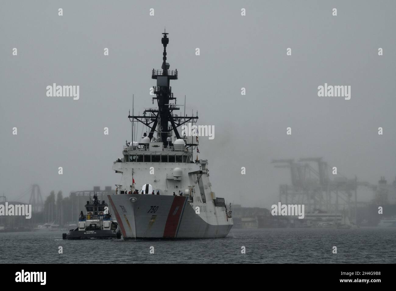 Coast Guard Cutter Bertholf (WMSL 750) crewmember Petty Officer 2nd ...