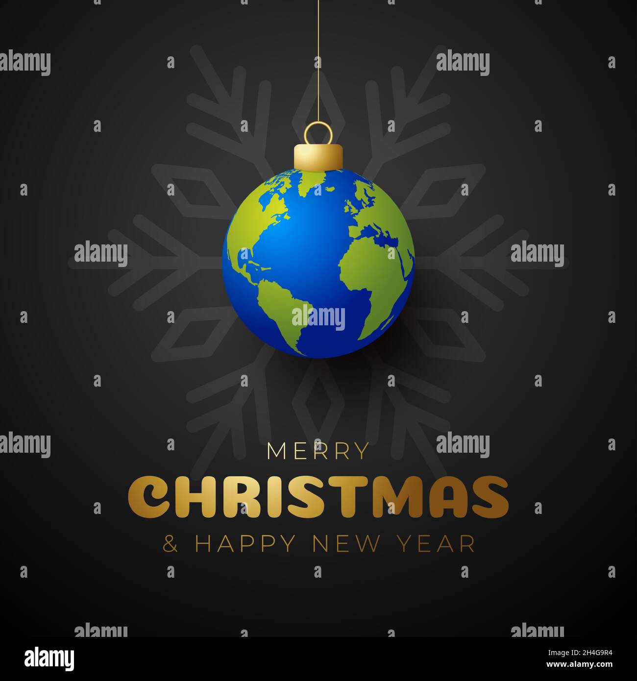 Earth bauble Stock Vector Images - Alamy