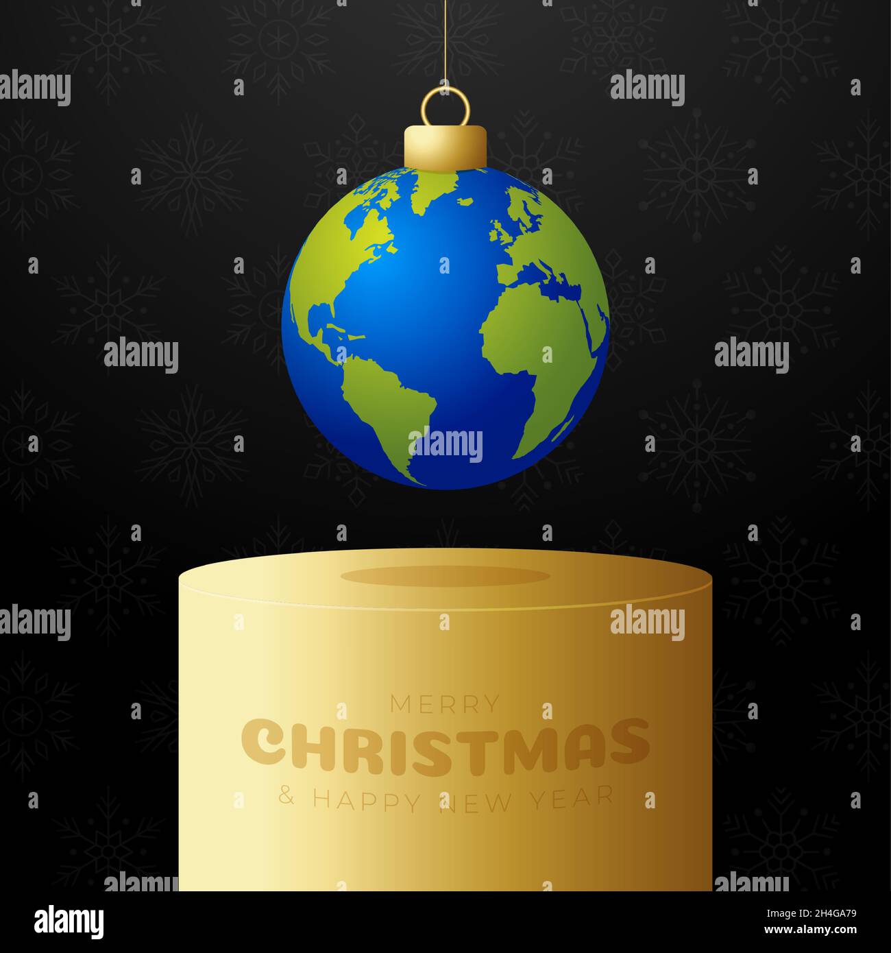 Christmas tree universe Stock Vector Images - Alamy