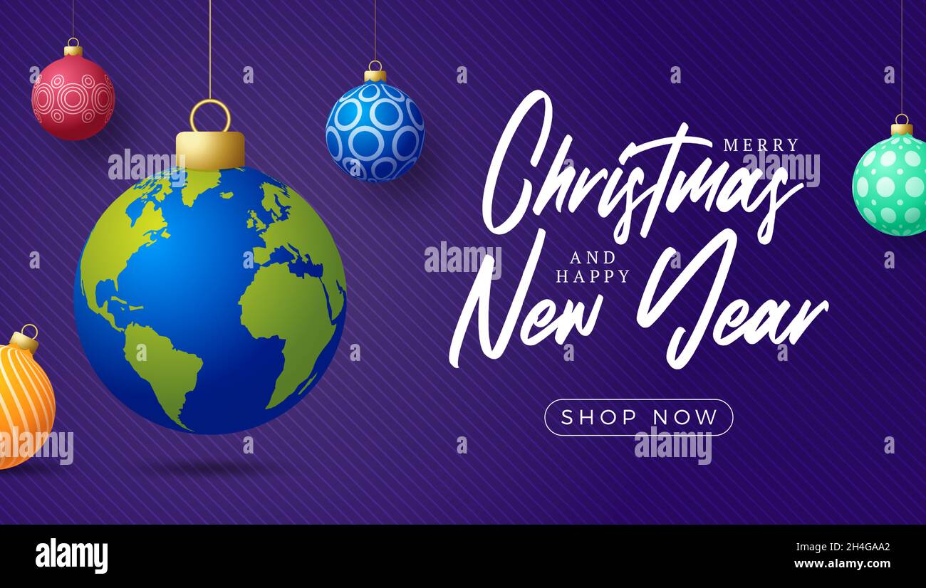 Earth bauble Stock Vector Images - Alamy