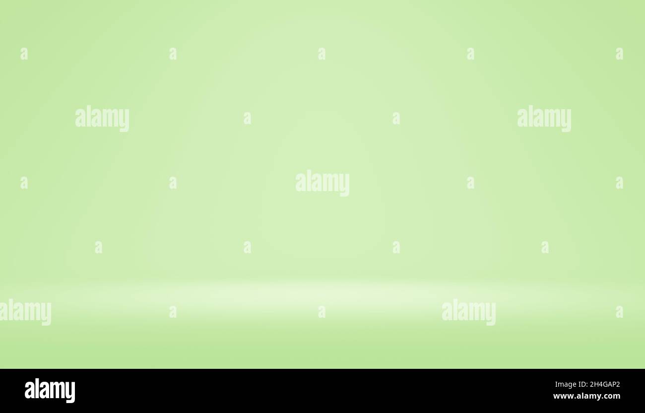 Abstract pastel green color background and gradient light background ...