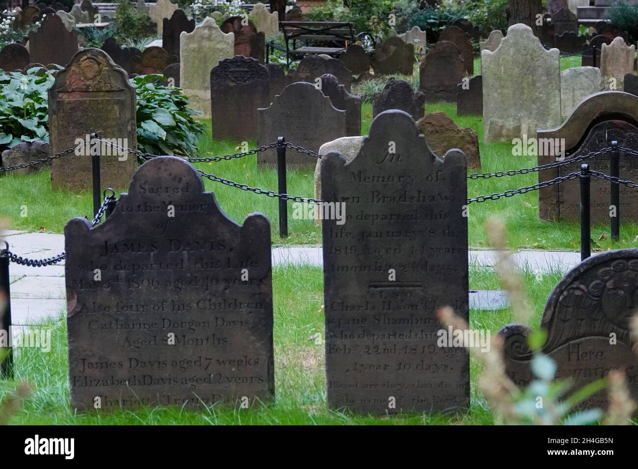 Beautiful Trinity Church near Wall Street has stunning architectural ...