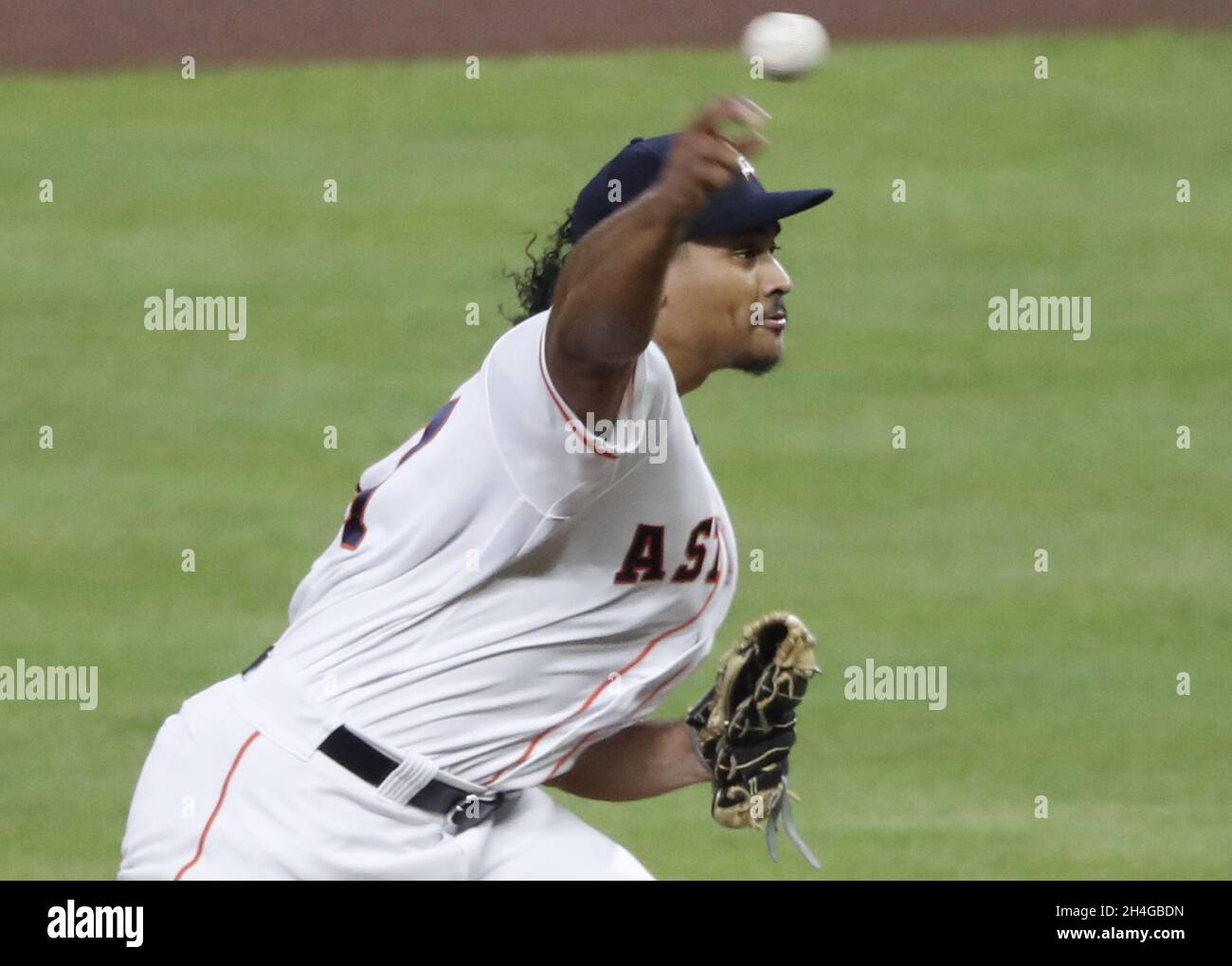 Houston, United States. 02nd Nov, 2021. Houston Astros starting pitcher ...