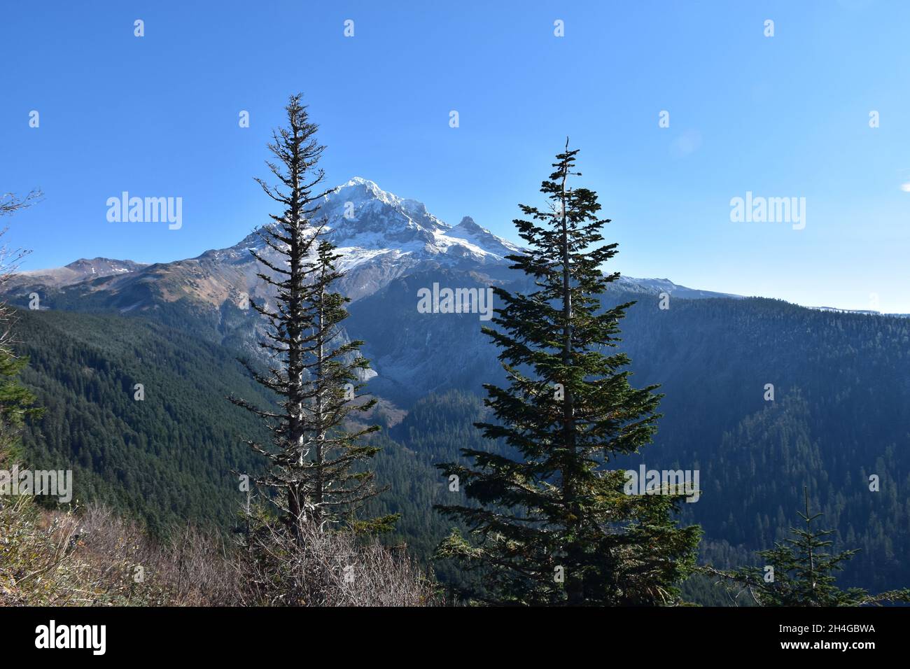 Spectacular views on a clear October day on the McNeil Point Trail in ...