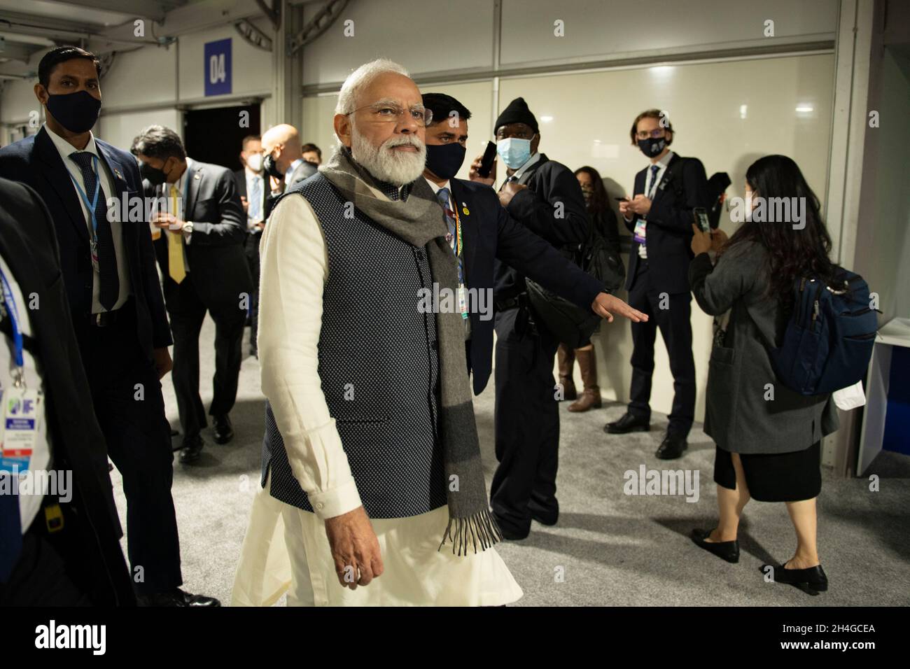 Narendra modi at cop26 hi-res stock photography and images - Alamy