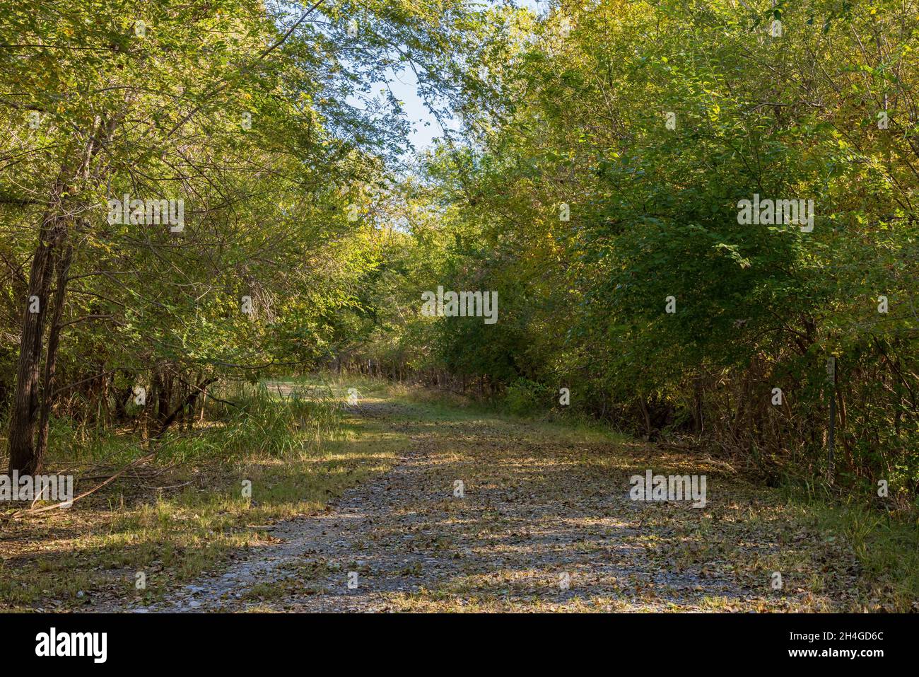 Autumn landscape of the Jet Recreation Nature Trail at Oklahoma Stock ...