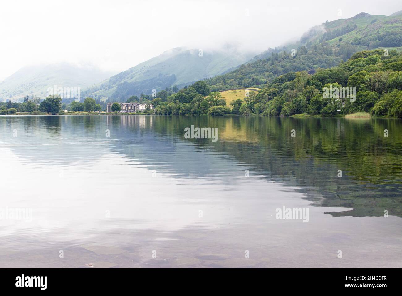 A beautiful day circumnavigating Grasmere, Cumbria, Lake District, UK ...