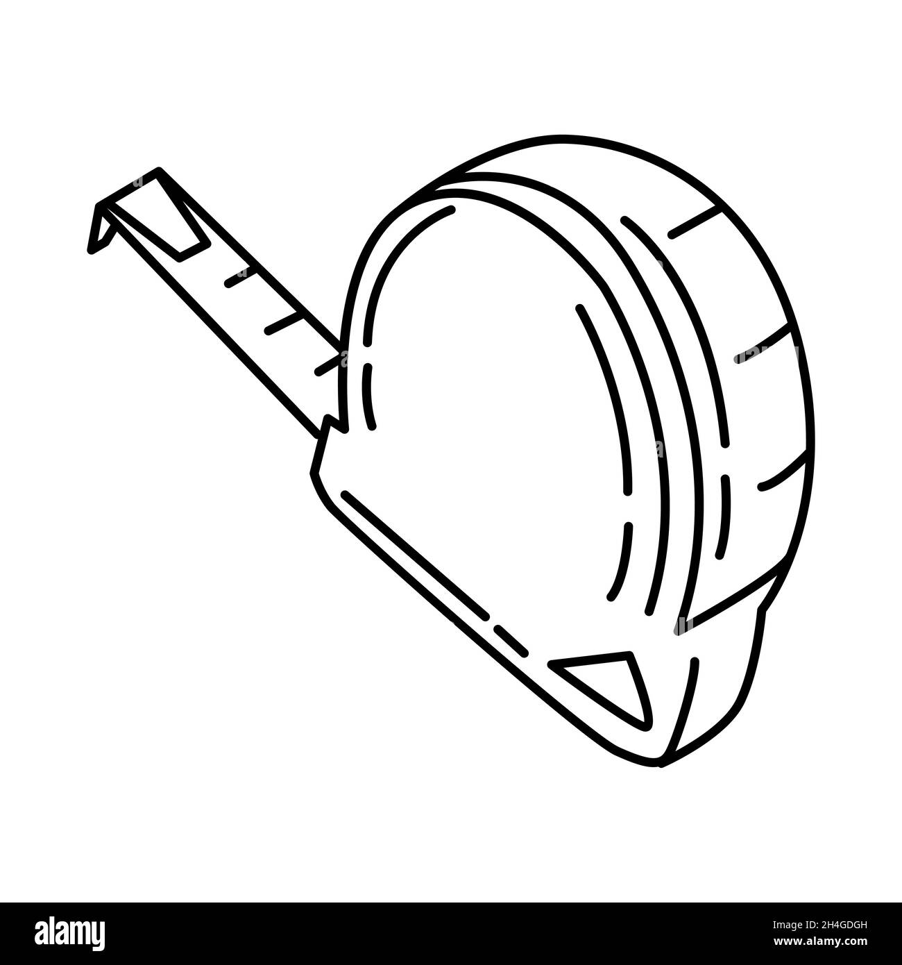 Steel tape measure Black and White Stock Photos & Images - Alamy
