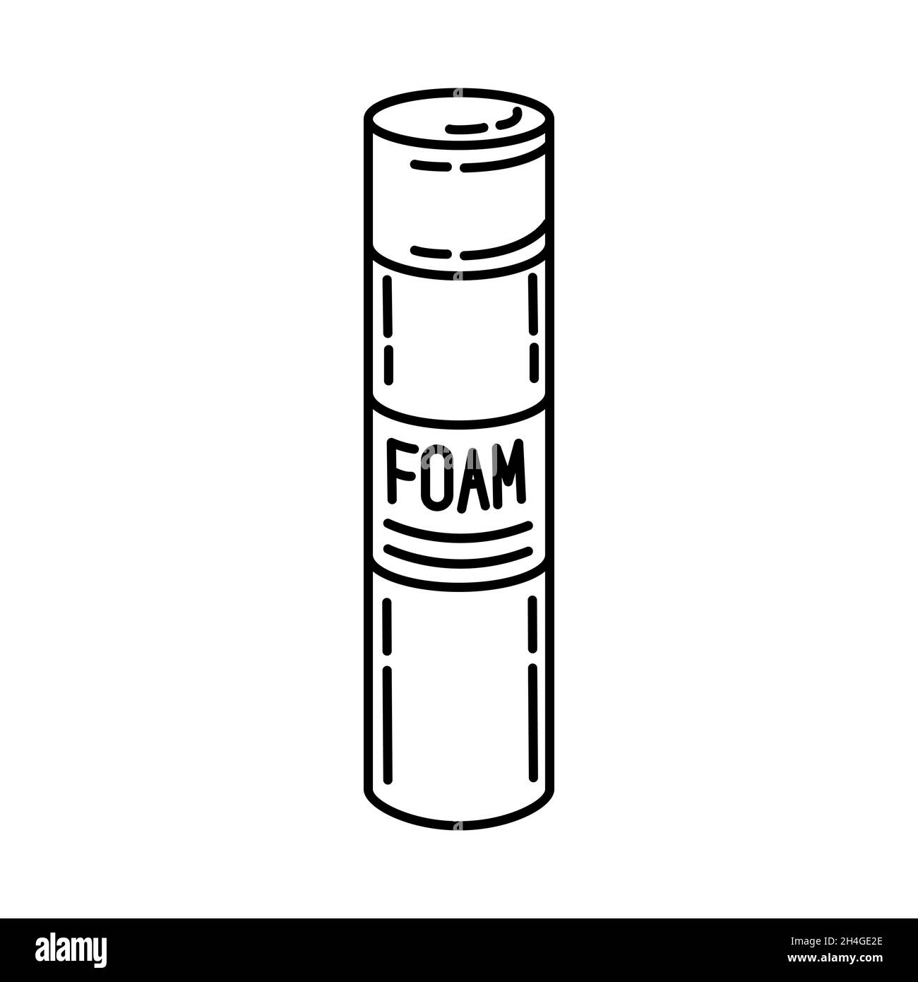 Construction Foam Part of Contractor Material and Equipment Device Hand ...