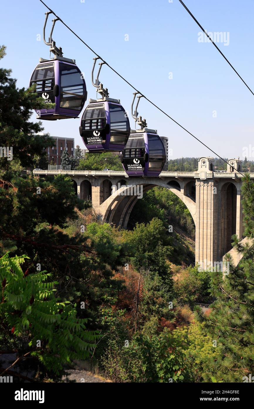 Numerica SkyRide a scenic gondola ride over Spokane River and ...