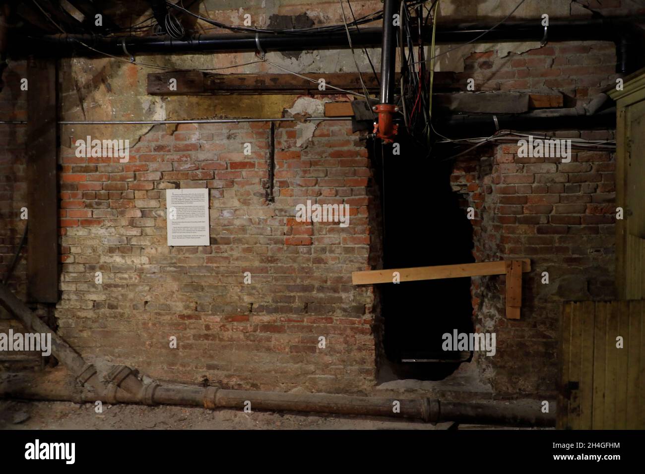 Abandoned passageway and basement in Seattle Underground city under ...