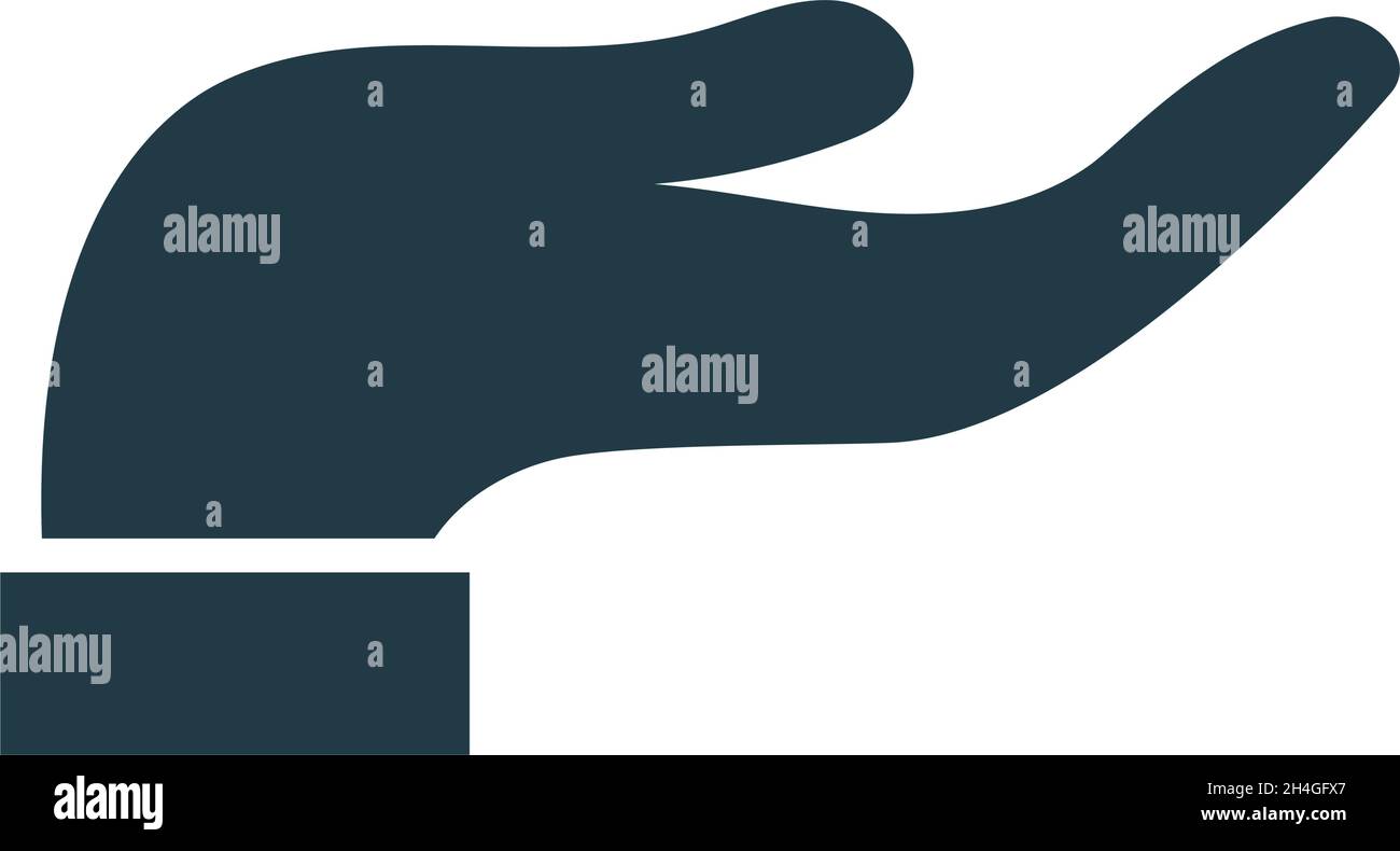 hand icon on white background Stock Vector Image & Art - Alamy