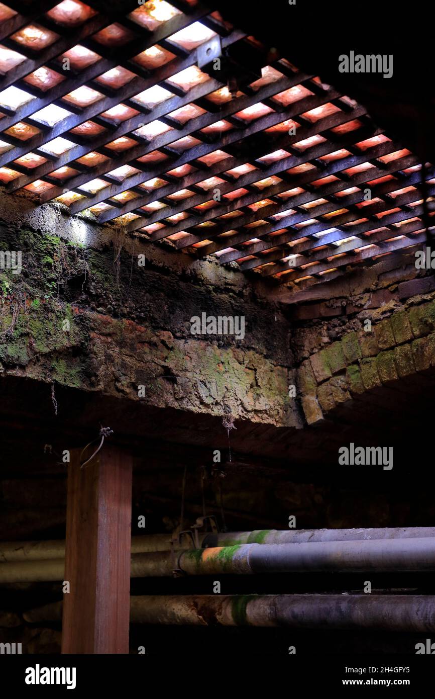 Glass skylights of Underground Seattle, a network of underground ...