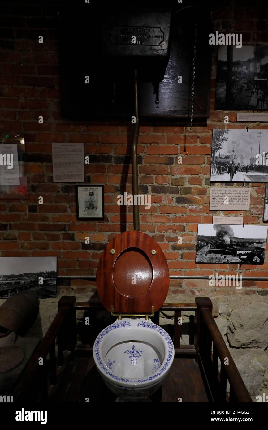 Exhibition of the history of Seattle and Seattle Underground city ...