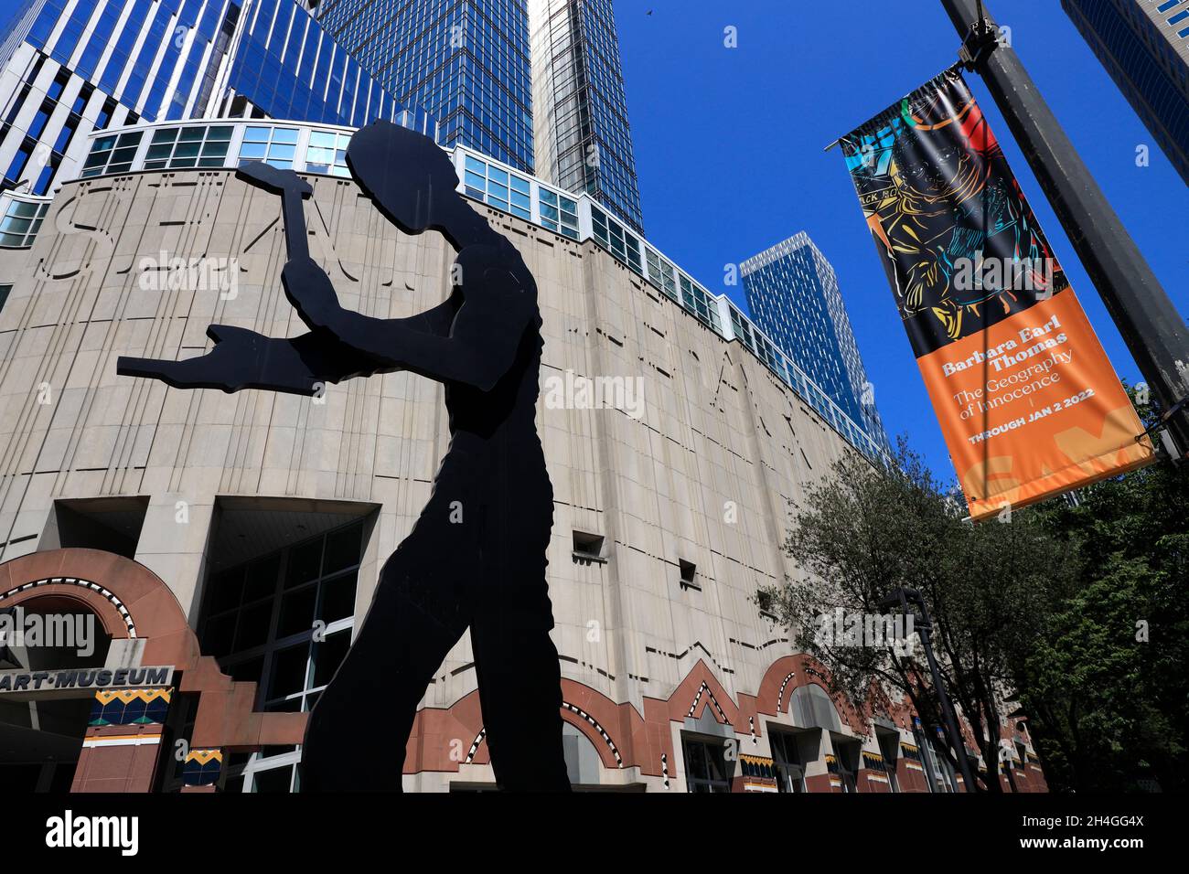 Statue In Front Of Seattle Art Museum at Chastity Fruge blog