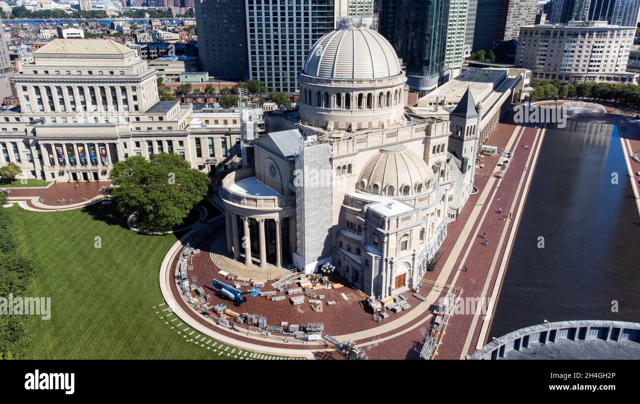 Christian Science Plaza, Boston, Massachusetts, USA Stock Photo - Alamy