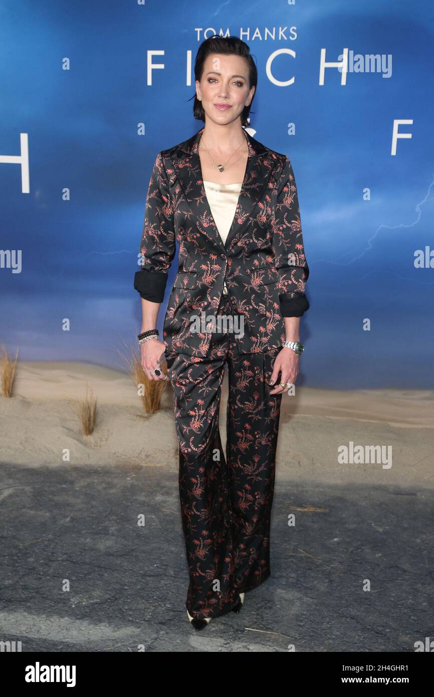 West Hollywood, Ca. 2nd Nov, 2021. Katie Cassidy at the premiere of ...