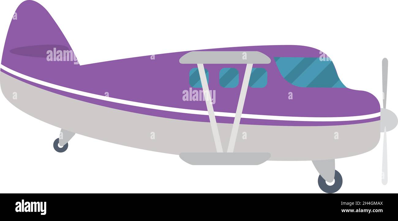 small plane icon on white background Stock Vector Image & Art - Alamy