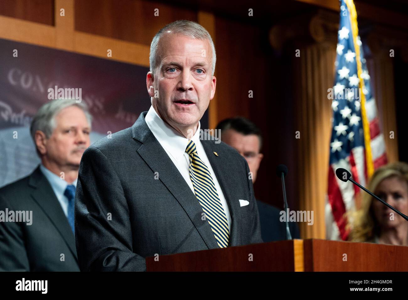 Washington, United States. 02nd Nov, 2021. U.S. Senator Dan Sullivan (R ...