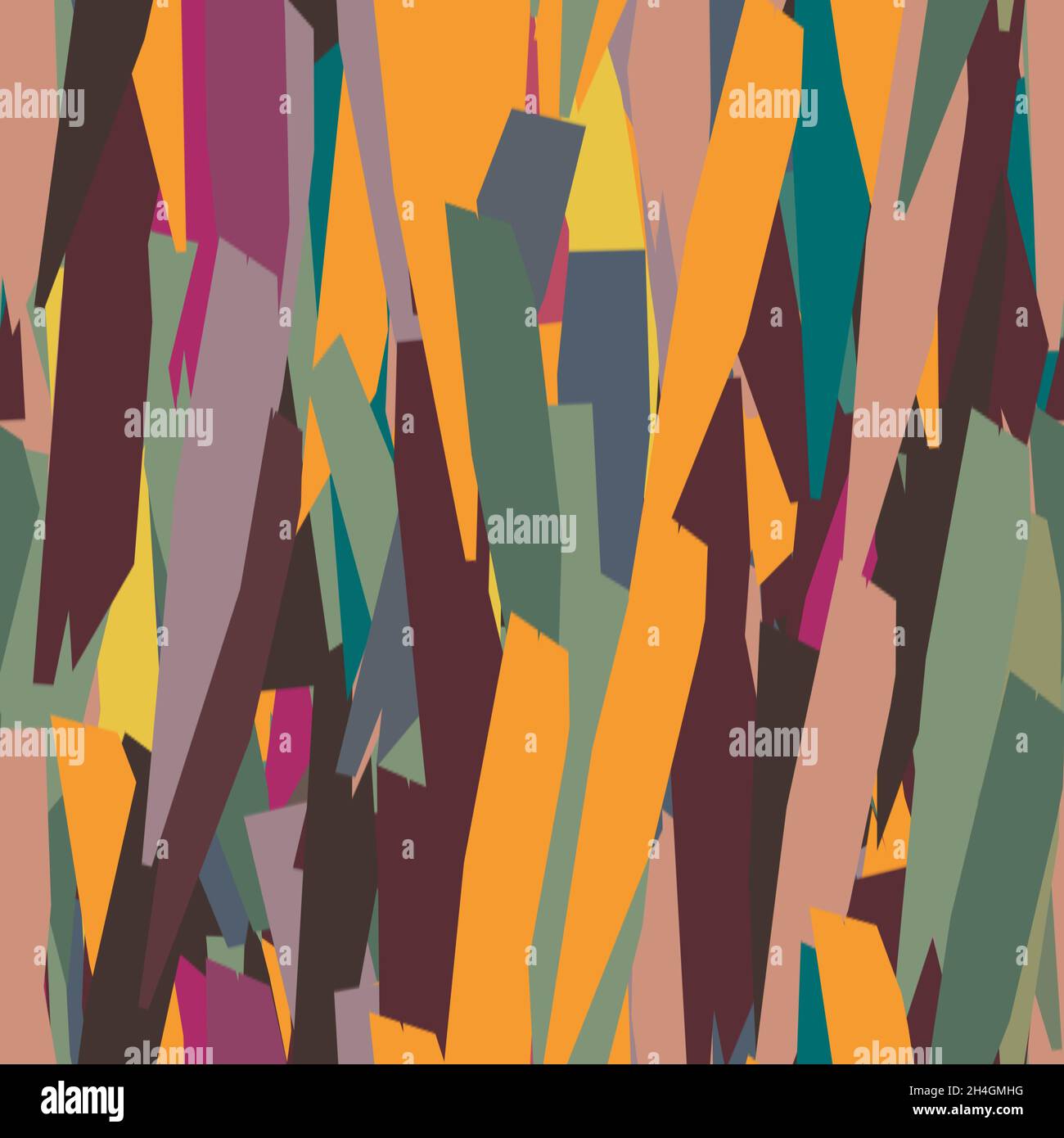 Seamless funky expressive and energetic paper cut out collage surface ...