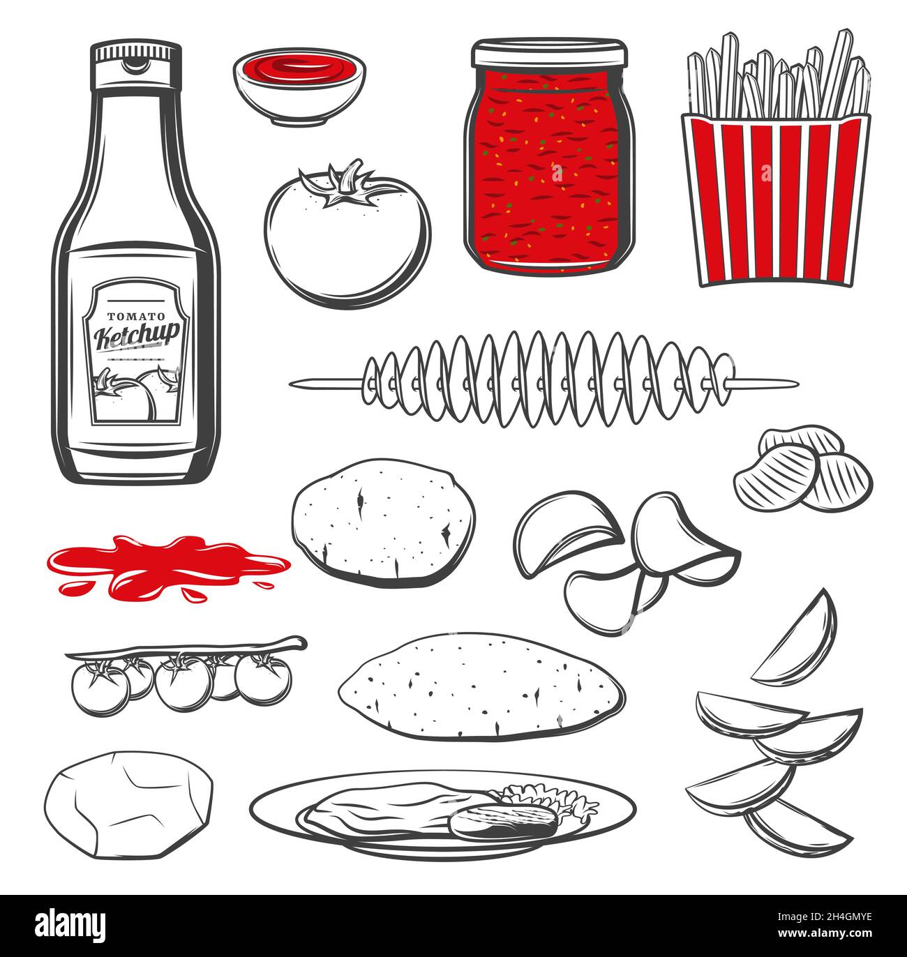 Ketchup Splatter Clip Art