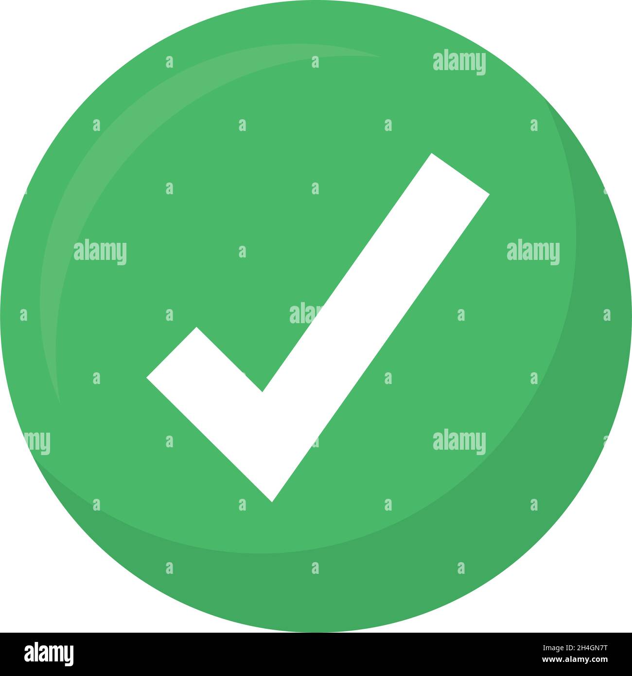 check sign icon on white background Stock Vector Image & Art - Alamy