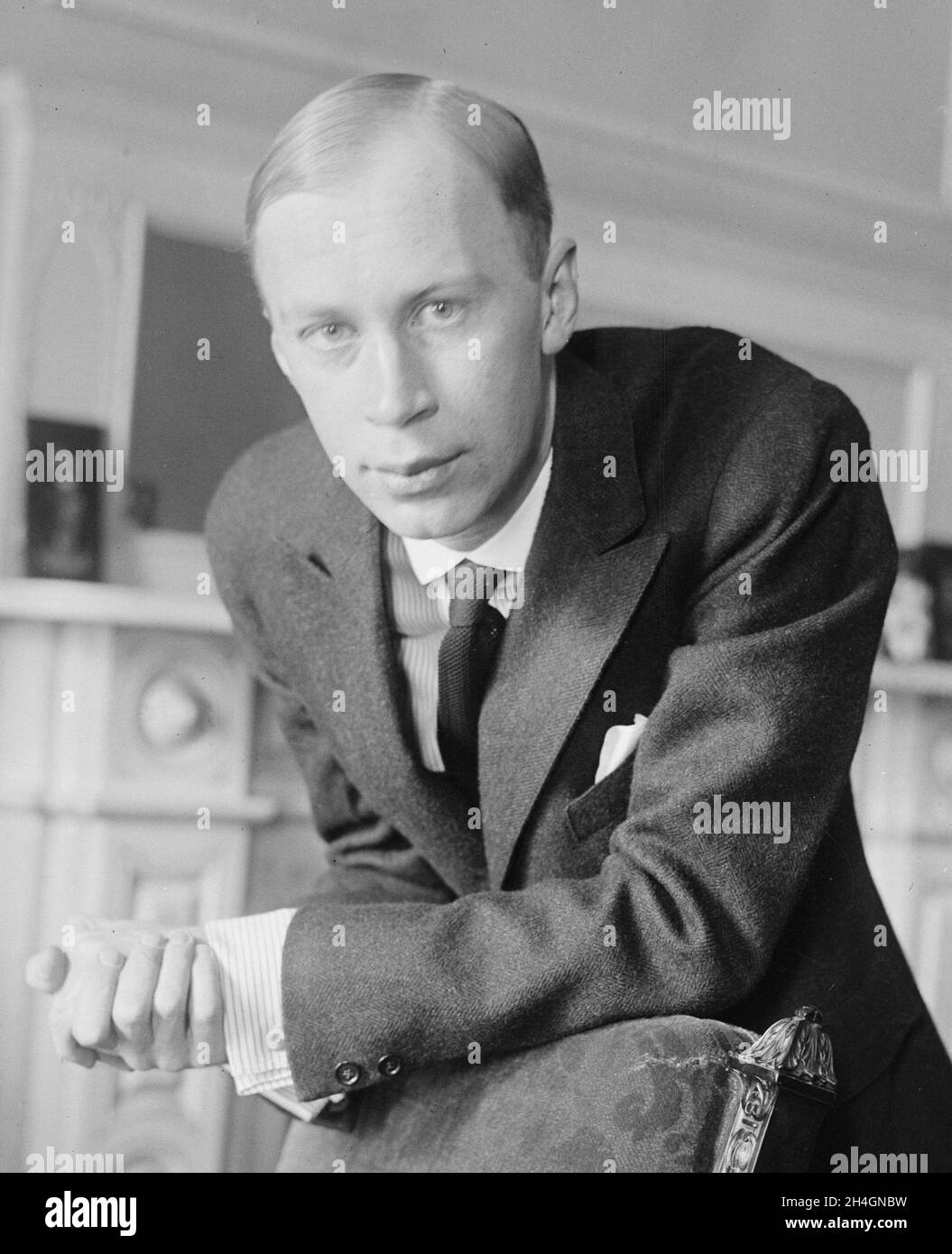 A portrait of the Russian composer Sergei Prokofiev Stock Photo - Alamy