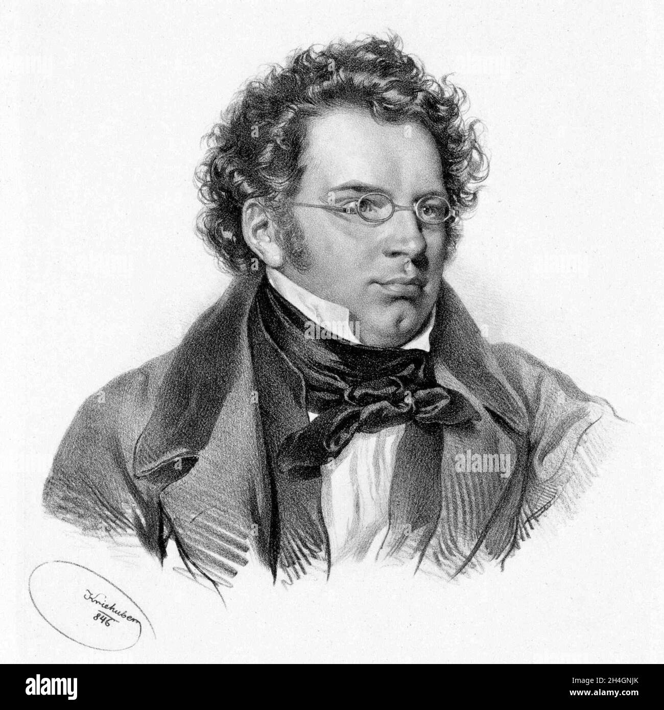 The Austrian composer Franz Schubert Stock Photo - Alamy