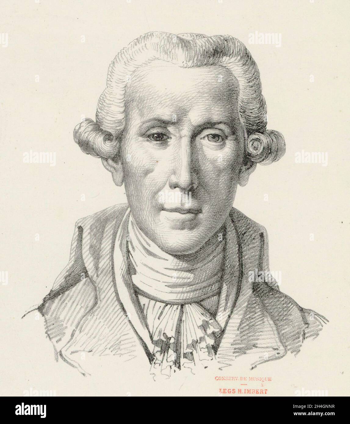 A portrait of the Italian composer Luigi Boccherini Stock Photo - Alamy