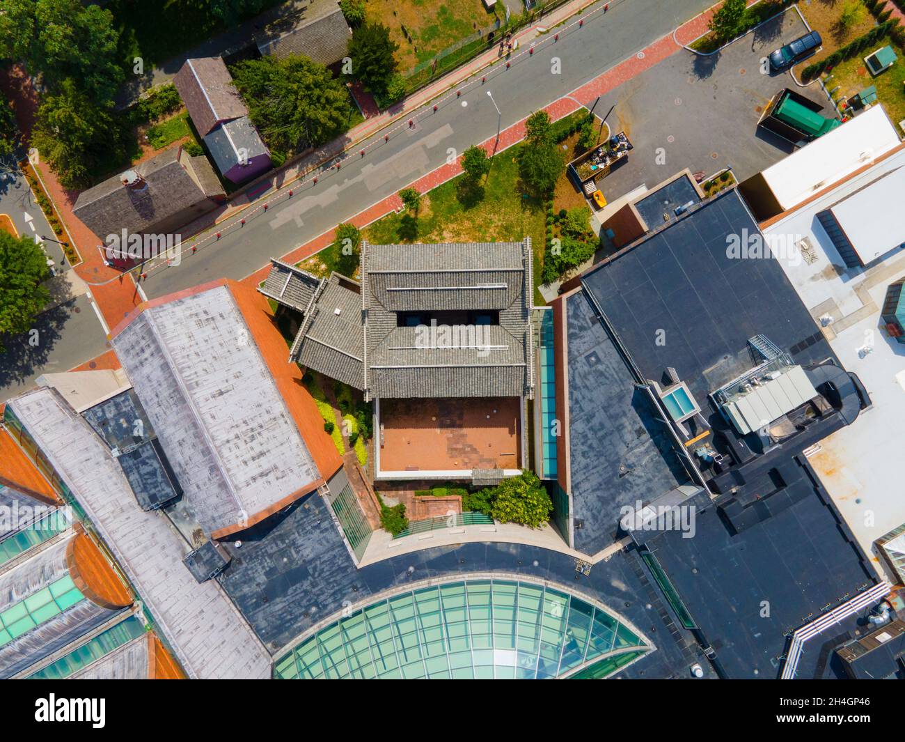 Yin Yu Tang House top view in Peabody Essex Museum PEM at 161 Essex ...