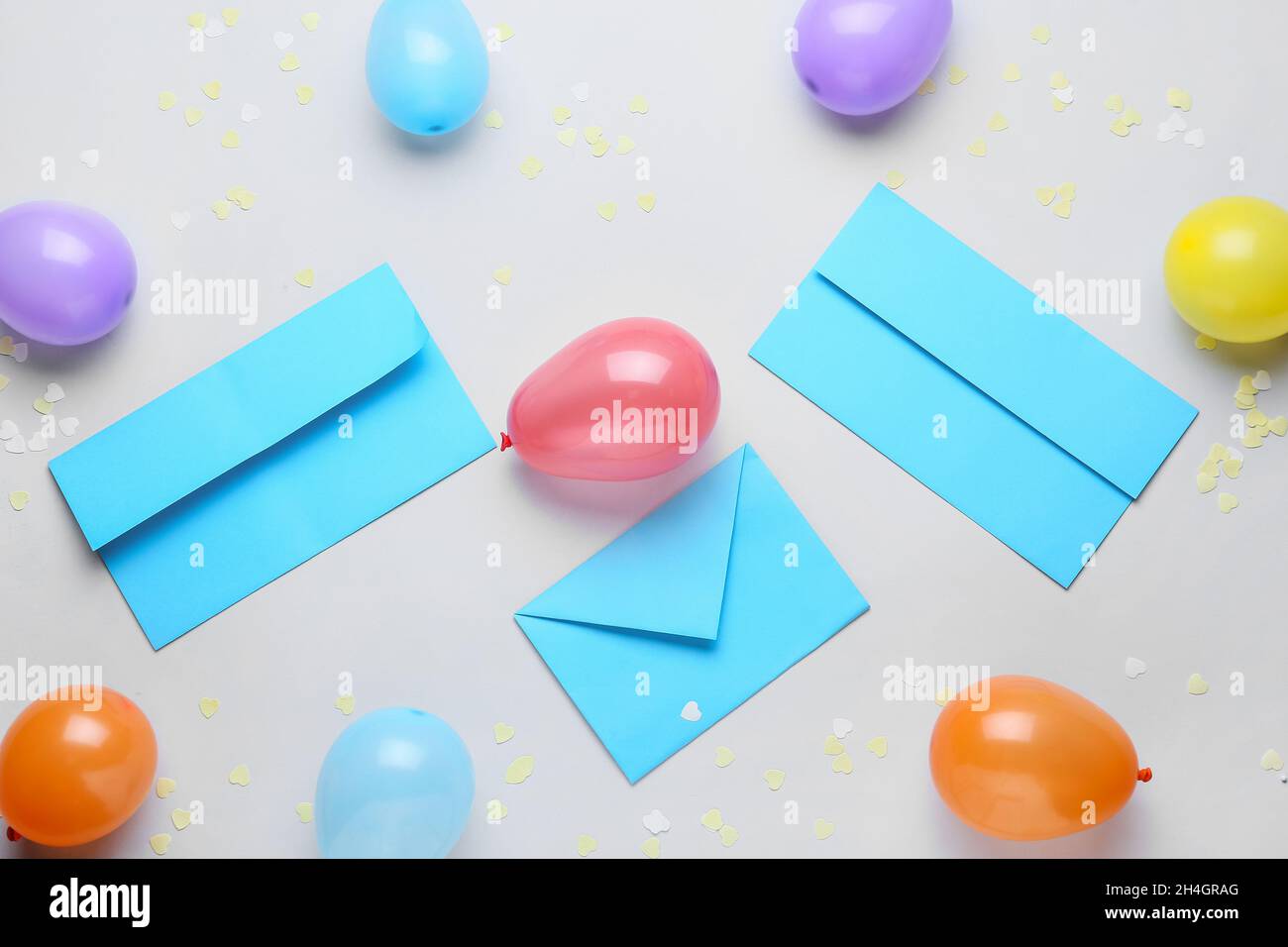 Party invitation envelopes hi-res stock photography and images - Alamy