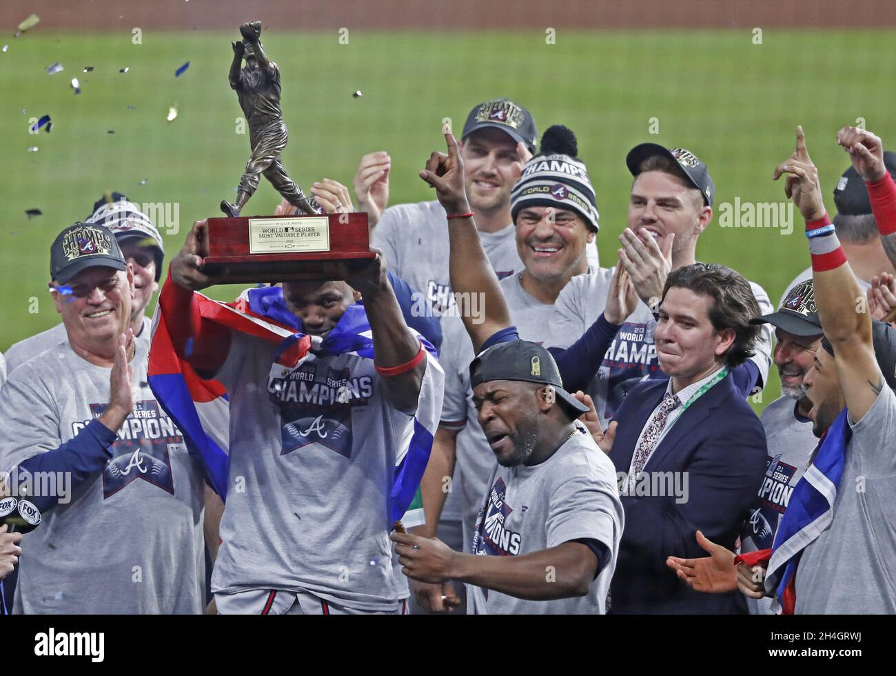 Houston, United States. 03rd Nov, 2021. Atlanta Braves Jorge Solar ...