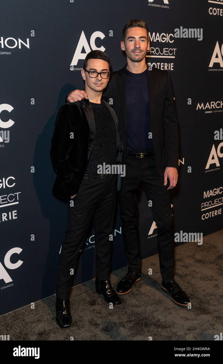 New York, NY - November 2, 2021: Designer Christian Siriano and Kyle ...