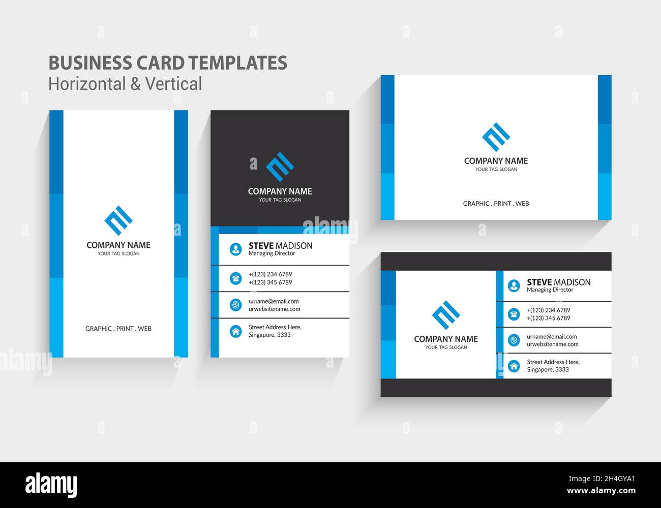 Double Sided Card Template